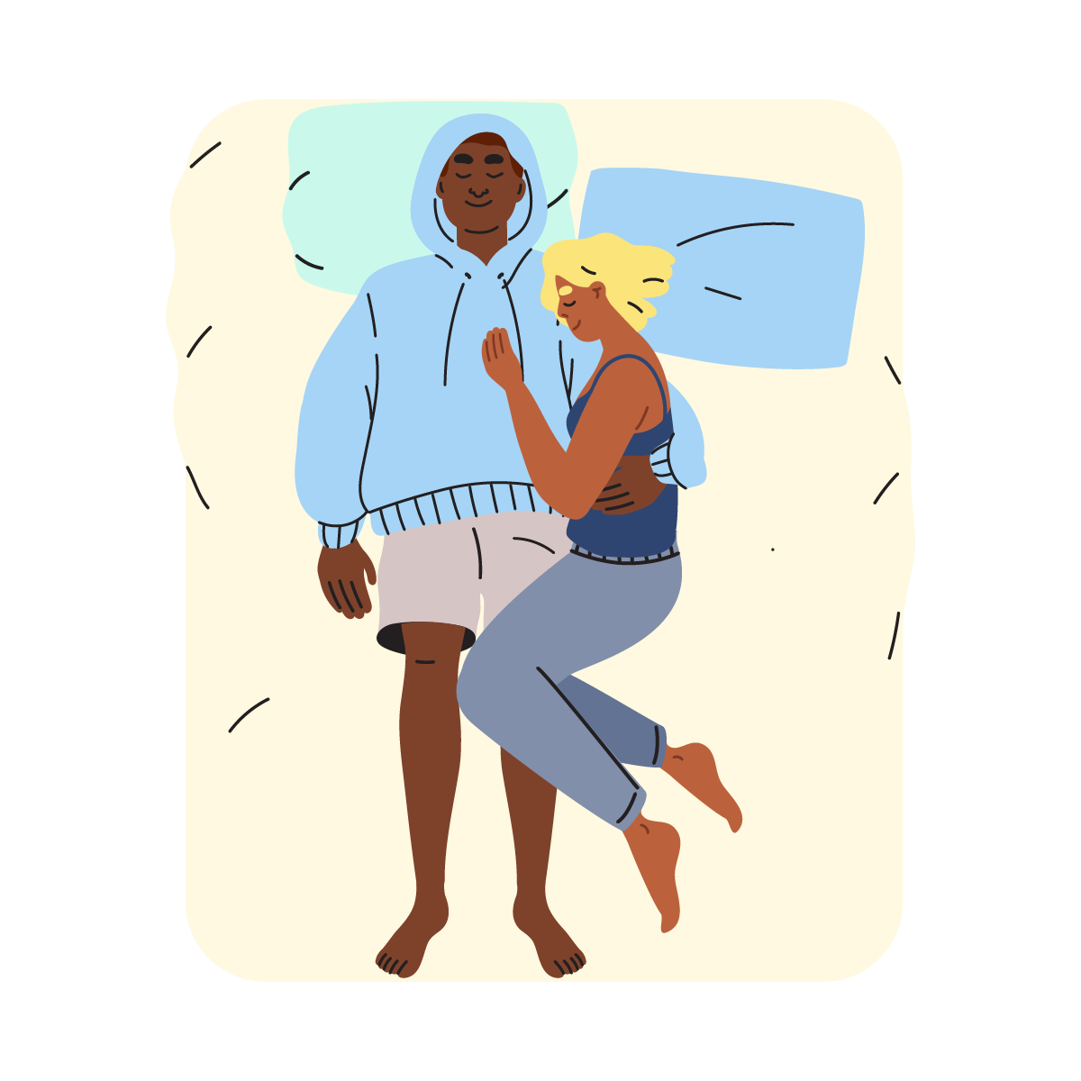 Best Cuddling Positions for Sleep
