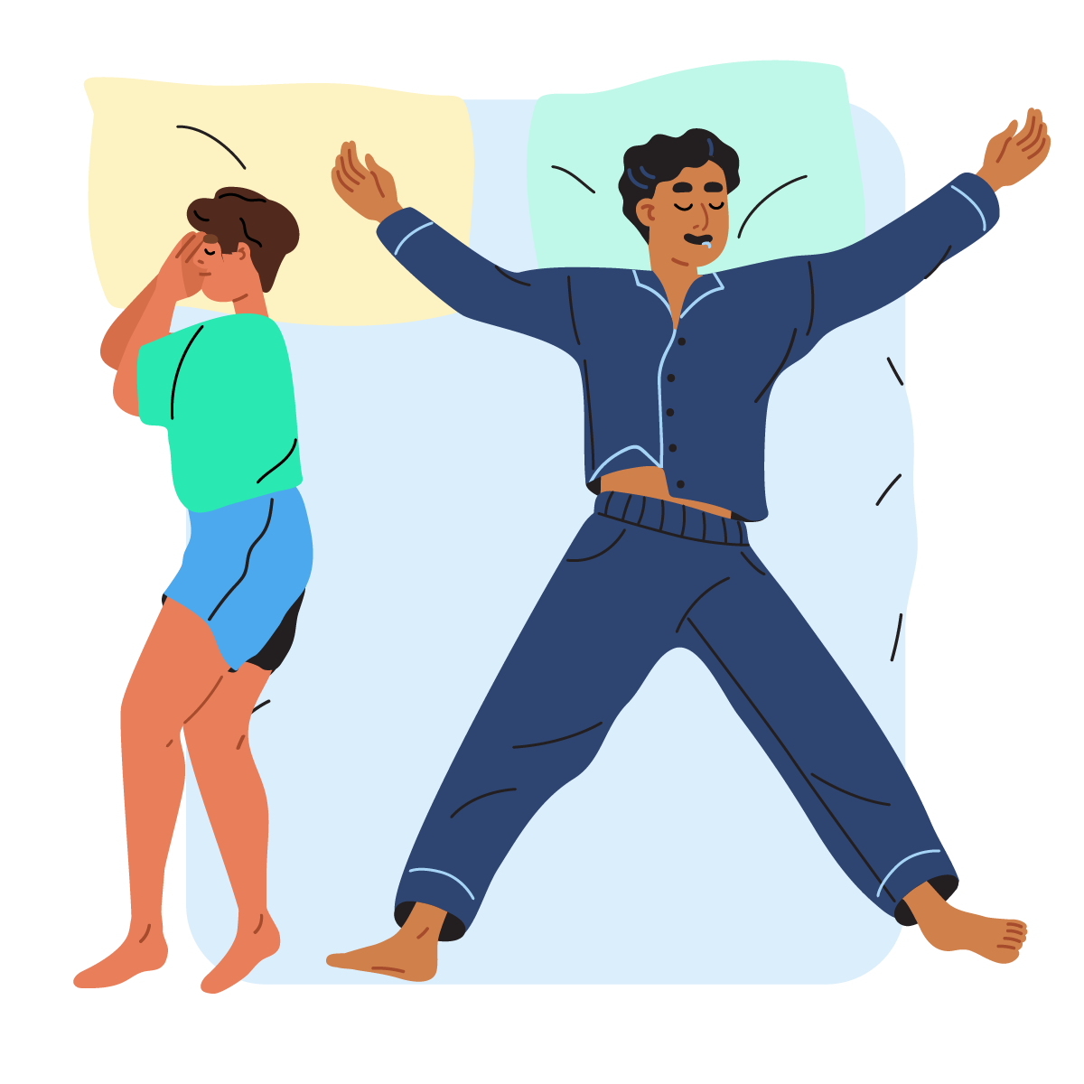 Common Couple Sleeping Positions and What They Mean